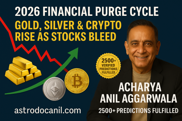 "From Recession to Reset: 2026 Hard Asset Boom" - Astrologer Anil Aggarwala